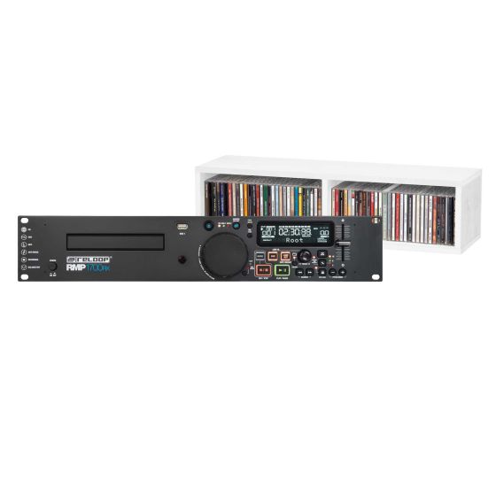 Reloop RMP-1700 RX + Glorious CD Box white 90 - Elevator Future of Music